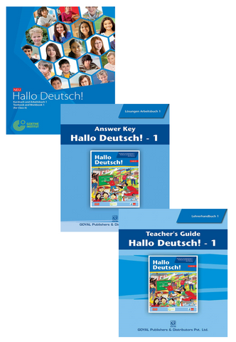 Hallo Deutsch 1 Textbook + Workbook (Audio Downloadable) | Goyalpublishers